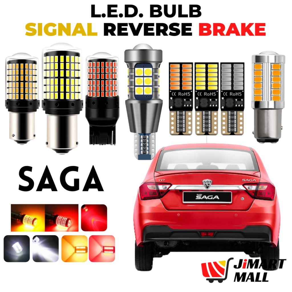 PROTON SAGA LED BULB REVERSE SIGNAL BRAKE REAR Tail Lamp Mentol Lampu ...