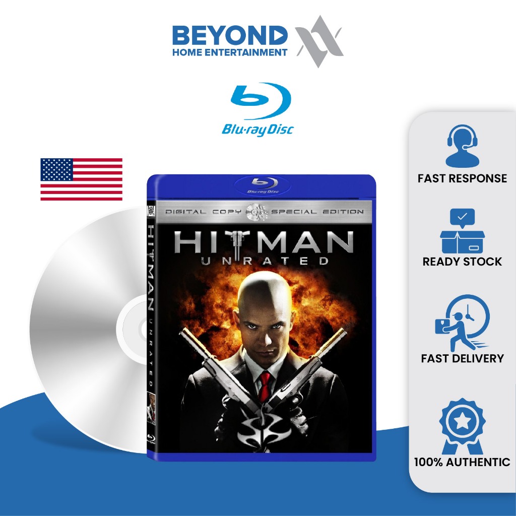 Hitman Unrated [Bluray] Blu Ray Disc High Definition | Shopee Malaysia