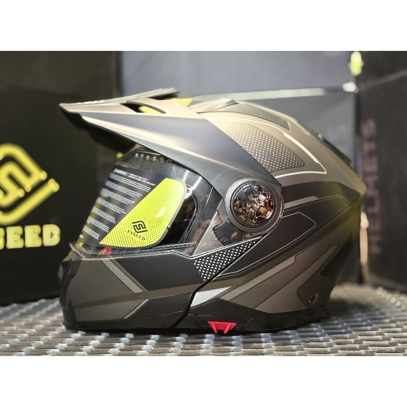 Faseed F-909 Adventure Modular Helmet | Shopee Malaysia