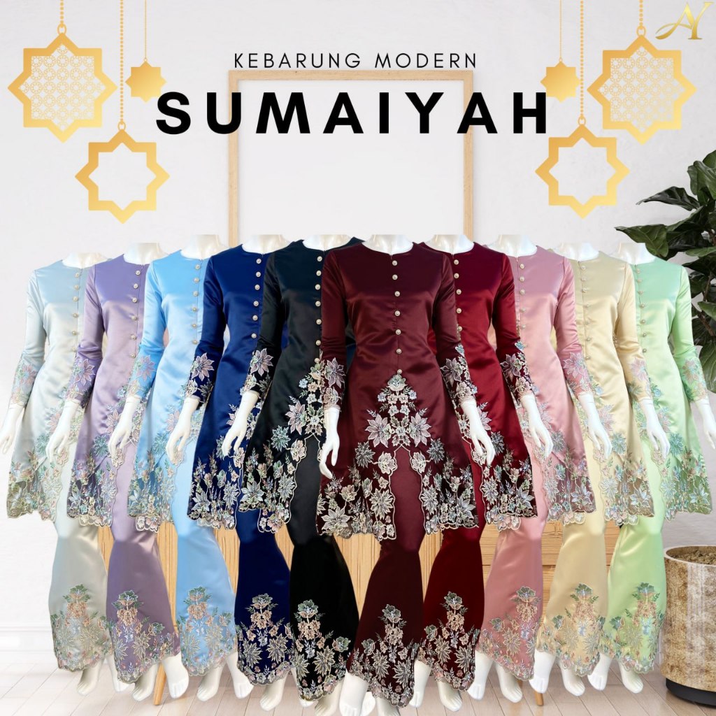 KURUNG MODERN SUMAIYAH PLUS SIZE BAJU RAYA VIRAL 2024/BRIDESMAID/BRIDE ...