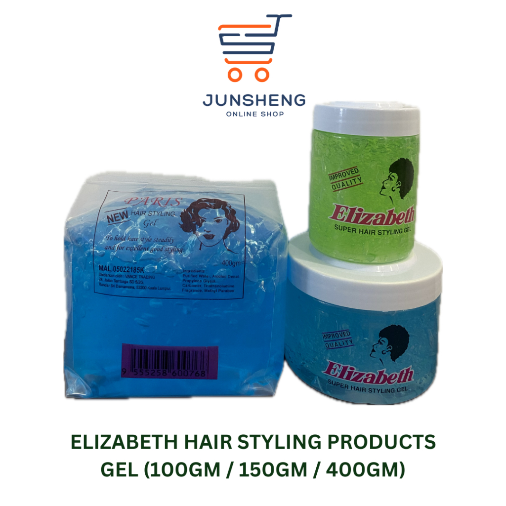 [READY STOCK] ELIZABETH HAIR STYLING PRODUCTS GEL (100GM / 150GM ...