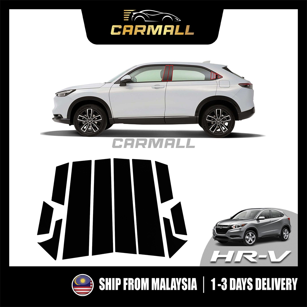 Honda HR-V HRV 2022-2024 Door Pillar Dark (PC) Door Trim Window Cover ...