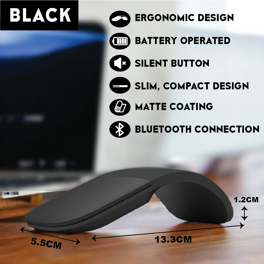 Mouse Wireless Foldable Arc Bluetooth 4.0 Mouse for microsoft surface ...