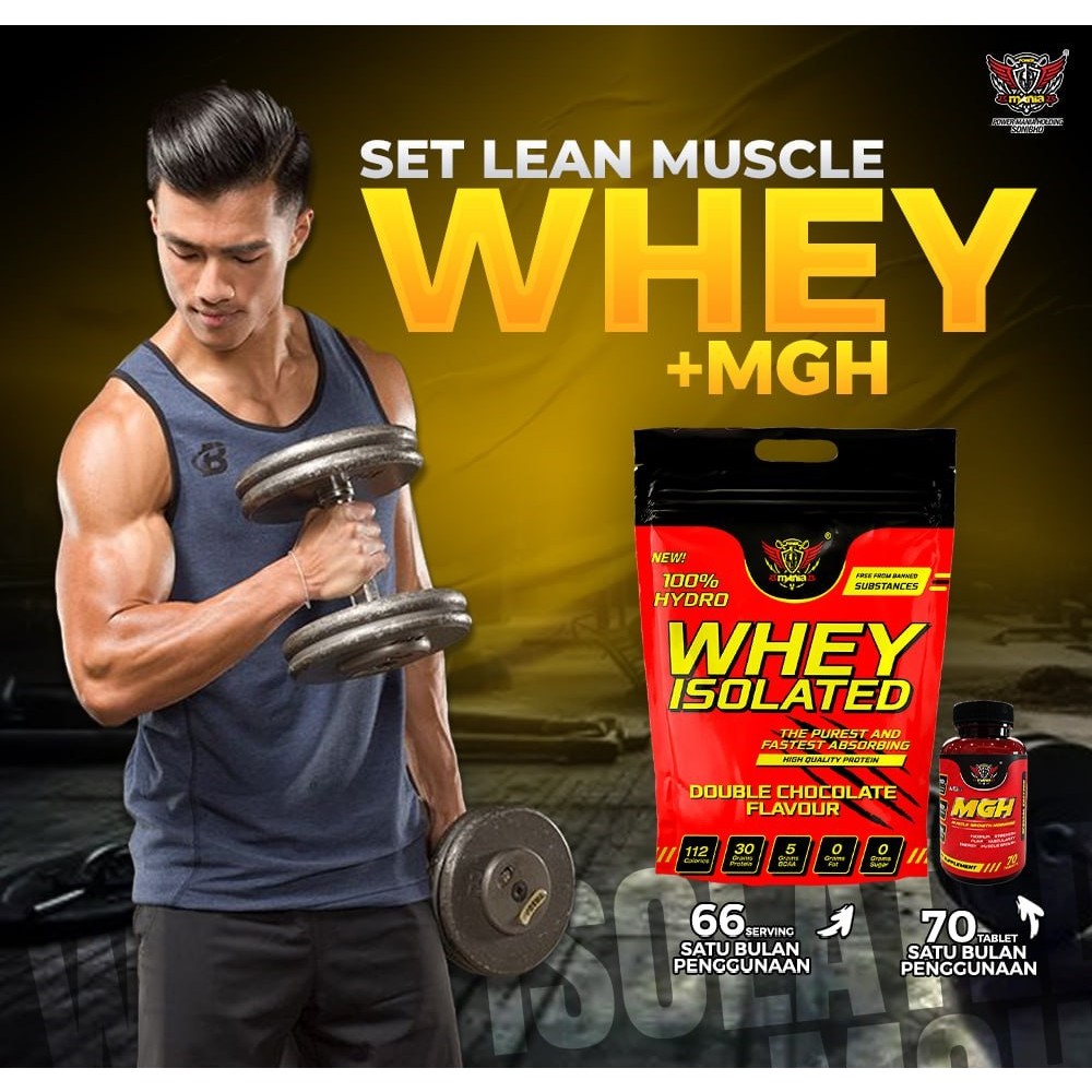 2 Bag Whey Protein Isolated Susu Supplement Gym Power Mania | Shopee ...