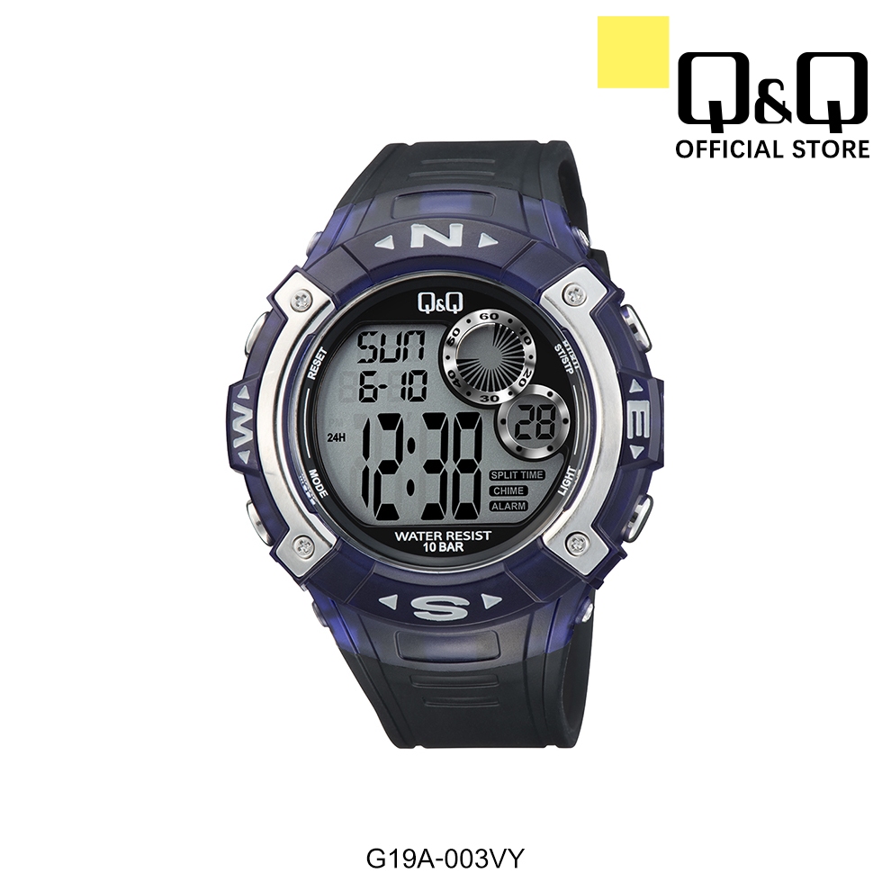 Q&Q Japan by Citizen Men's Resin Digital Watch G19A | Shopee Malaysia