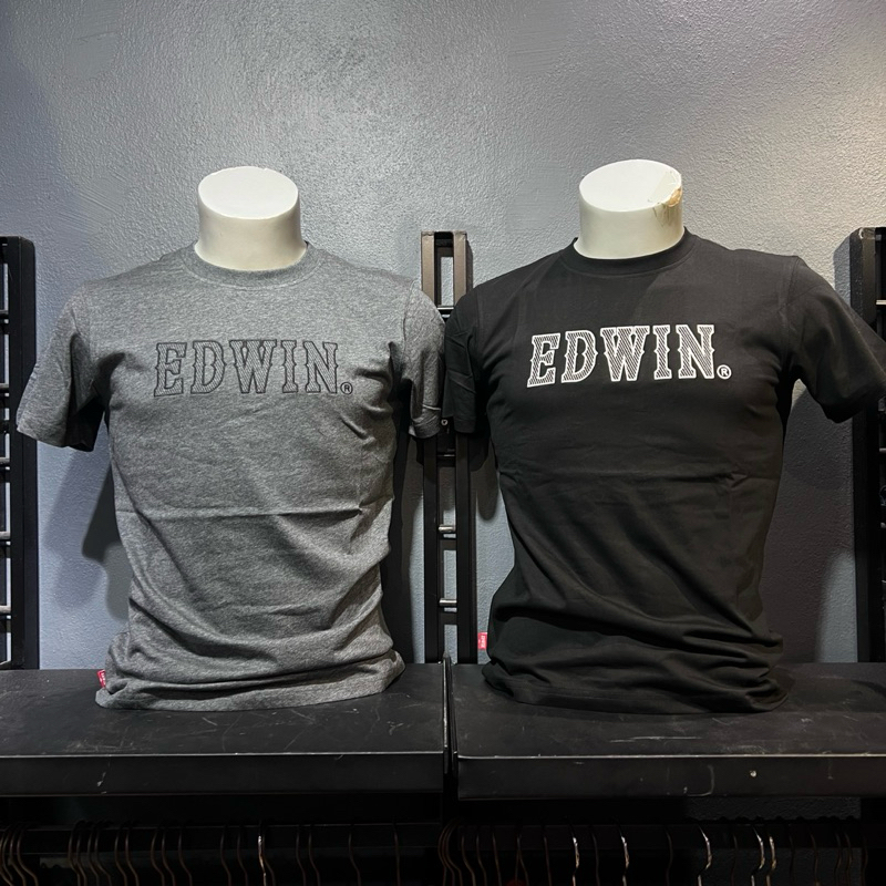 🔥New Arrivals🔥 EDWIN® Men’s Signature Logo Embroidery T-Shirt ( 7480 ...