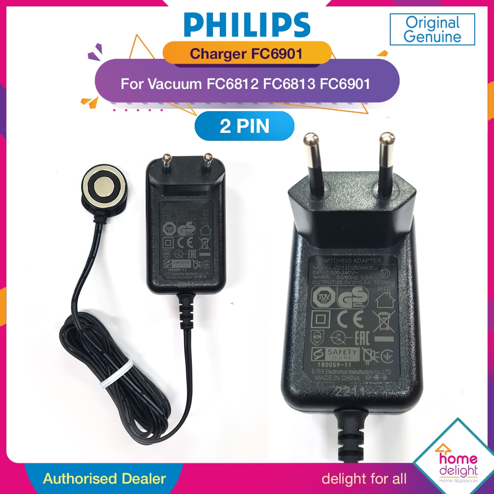 Philips AC/DC ADAPTOR Charger 25V ZD12D250050EU For FC6901/01 | Shopee ...