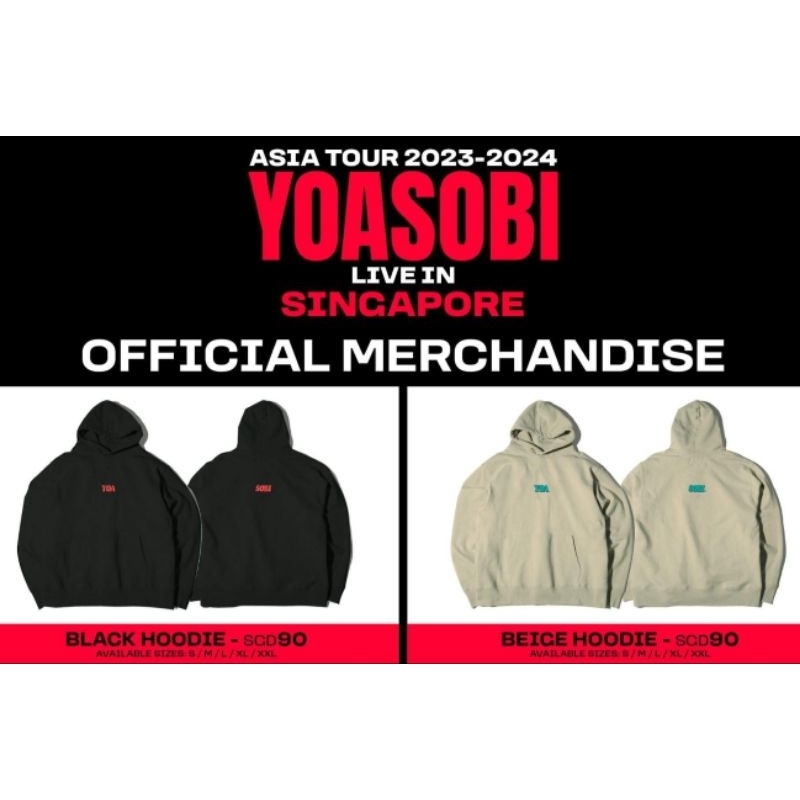 RM320【NEW】YOASOBI HOODIE official concert merch asia tour 2024 ...