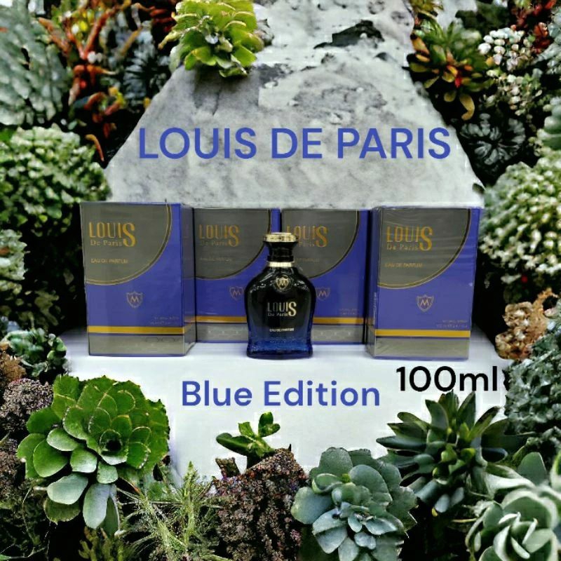 LOUIS DE PARIS BLUE EDITION 100 ML~ EAU DEPARFUM 100% ORIGINAL FROM UAE ...