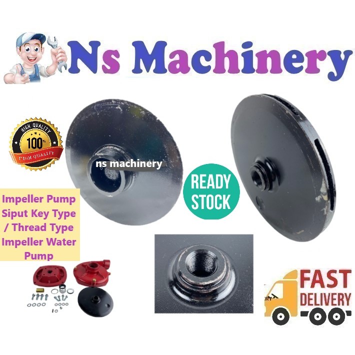Impeller Pump Siput Key Type / Thread Type Impeller Water Pump | Shopee ...
