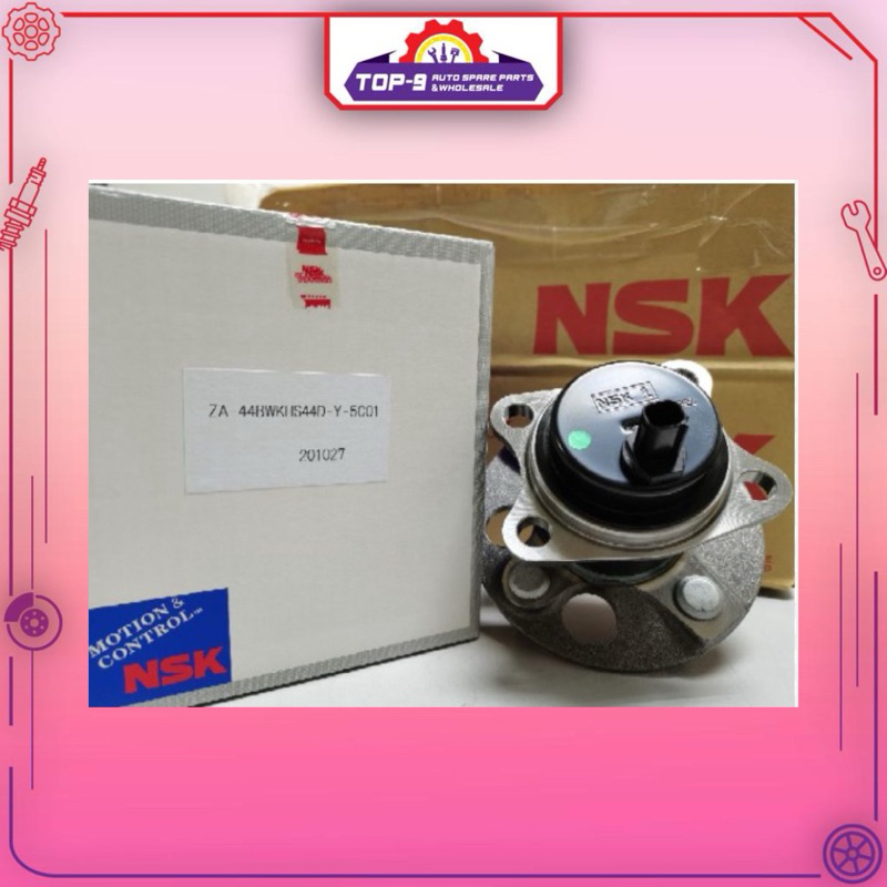 TOYOTA VIOS NCP93 REAR NSK BEARINGS 44BWKHS44D-Y-5C01 SEBIJI HAGRA NO ...