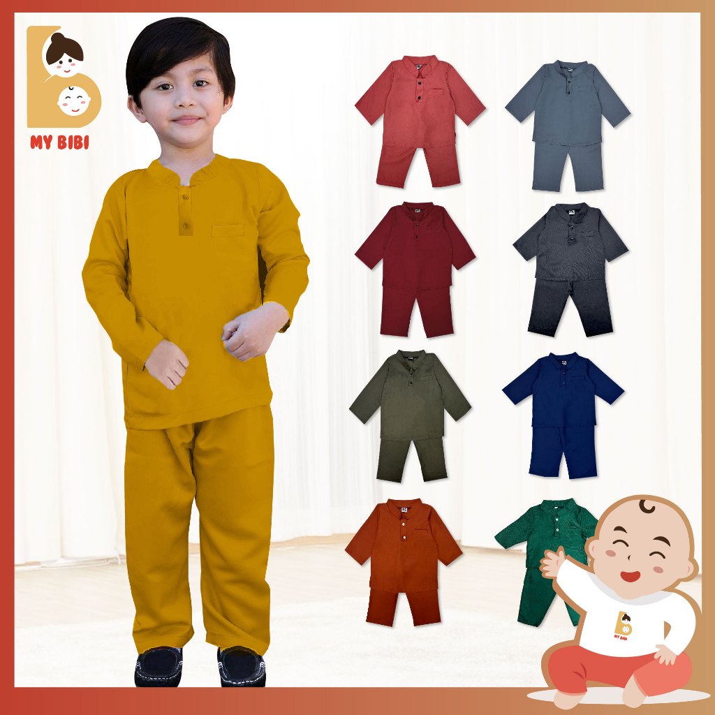 Budak baju melayu baby boy baju raya baju budak baju melayu teluk ...