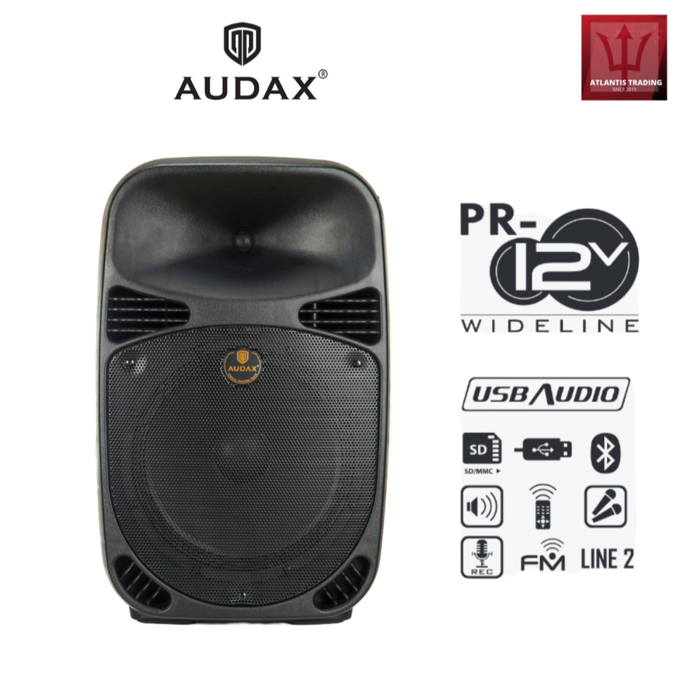 AUDAX PR-12V PORTABLE BLUETOOTH SPEAKER WIDELINE 便携式音响 / 音箱 | Shopee ...