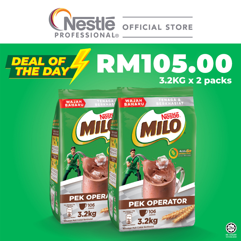 PROMO - MILO Activ-Go Softpack - 3.2kg x2 (Twin Pack) | Shopee Malaysia