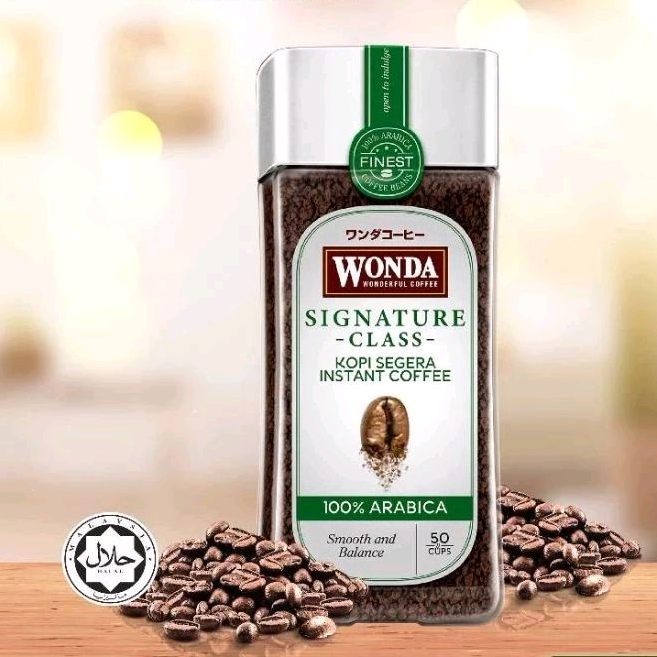 Wonda Signature Class Instant Coffee Wonda Gold Class 100 Gram | Shopee ...