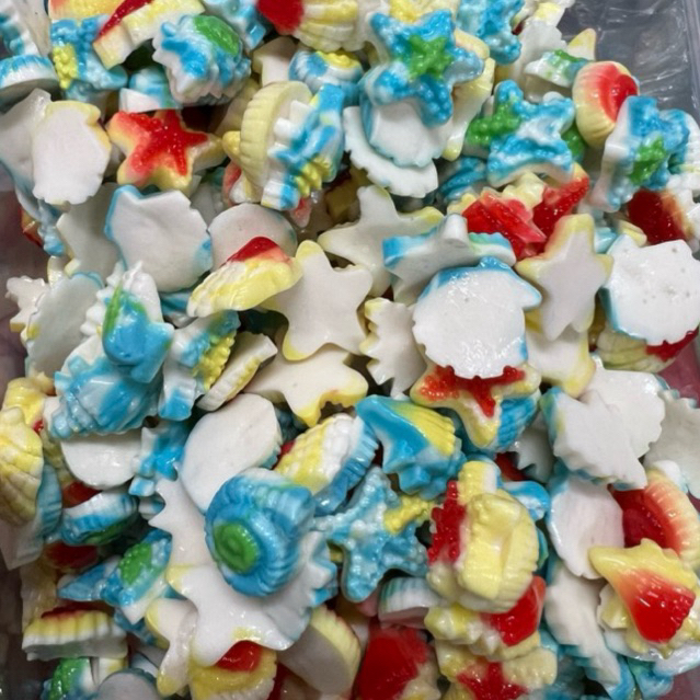 GUMMY MINI SHELLS 1Kg mix fruit Halal | Shopee Malaysia