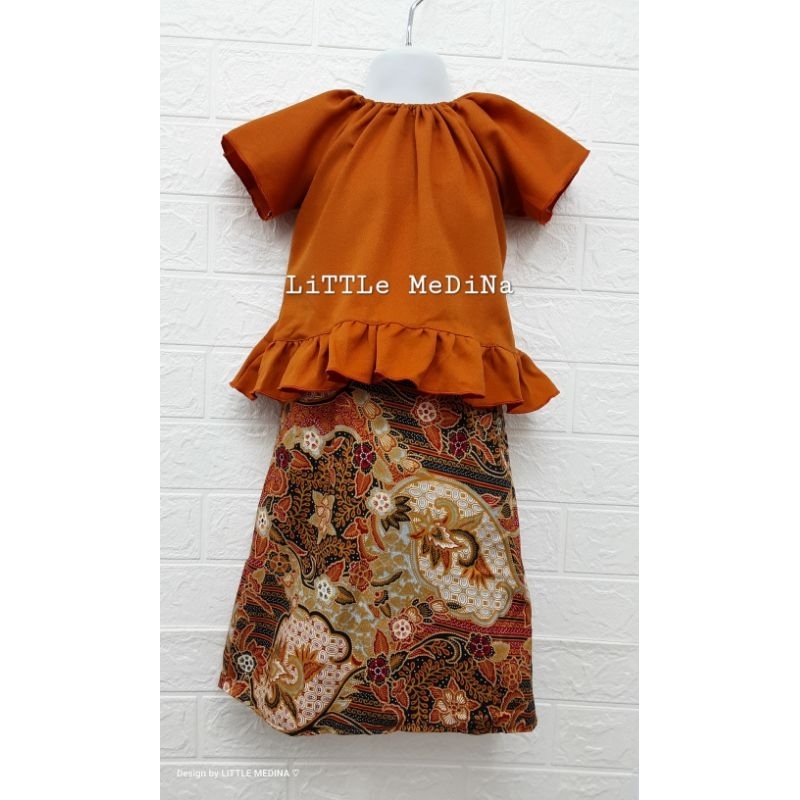 Baju Kurung Baby Medina Ruffle | Shopee Malaysia