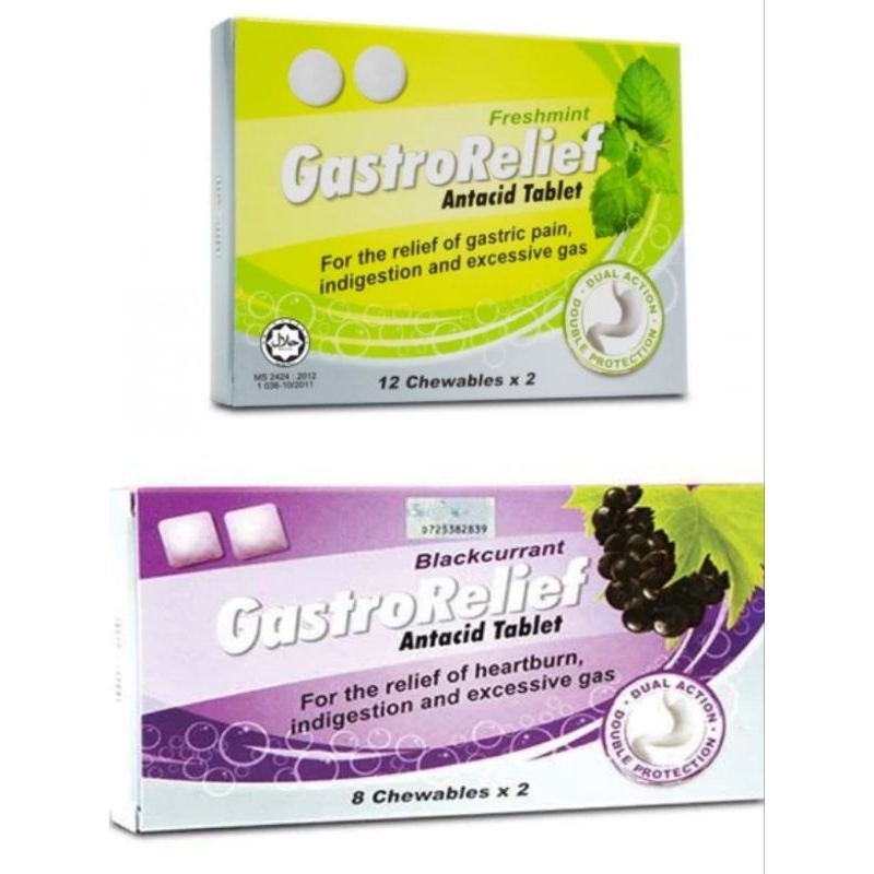 GASTRORELIEF ANTACID TABLET ( 24 chewables ) | Shopee Malaysia
