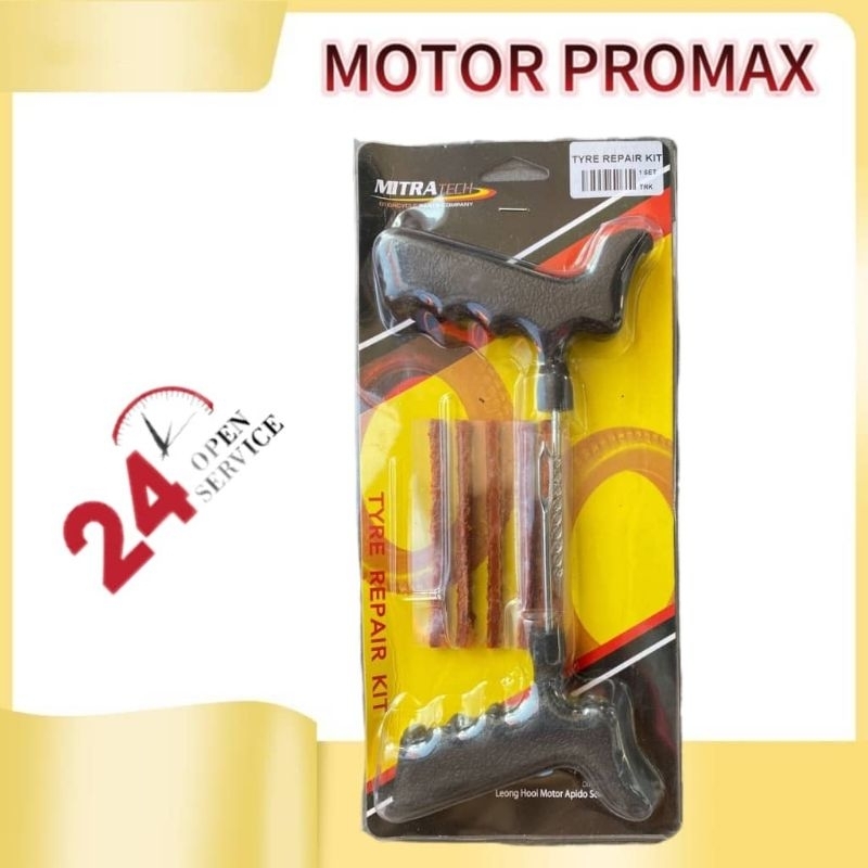 MITRATECH CACING TAYAR TYRE REPAIR KITS KIT TAYAR PUNCET PAKAI | Shopee ...