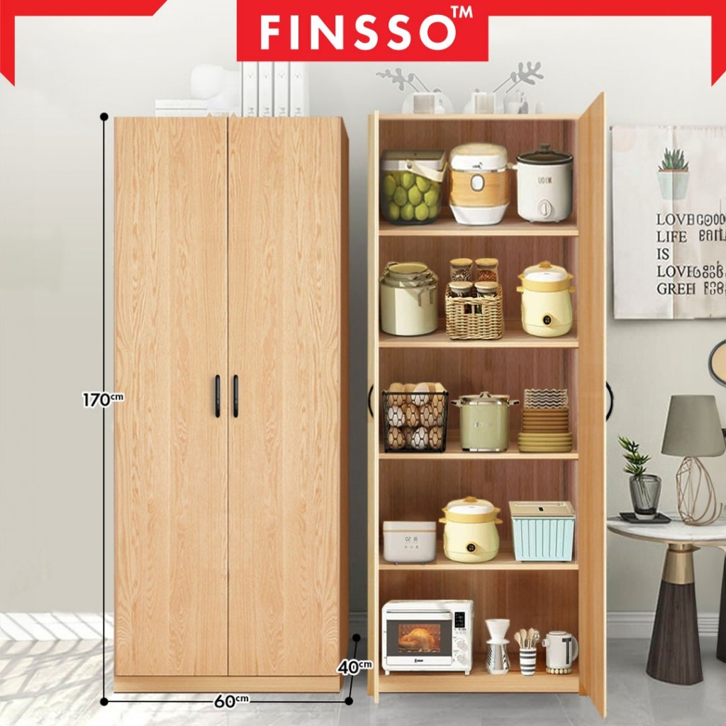 Finsso :Neal's Modern Large Kitchen Cabinet with 2 Door / Rak Dapur / Almari dapur / kabinet ...