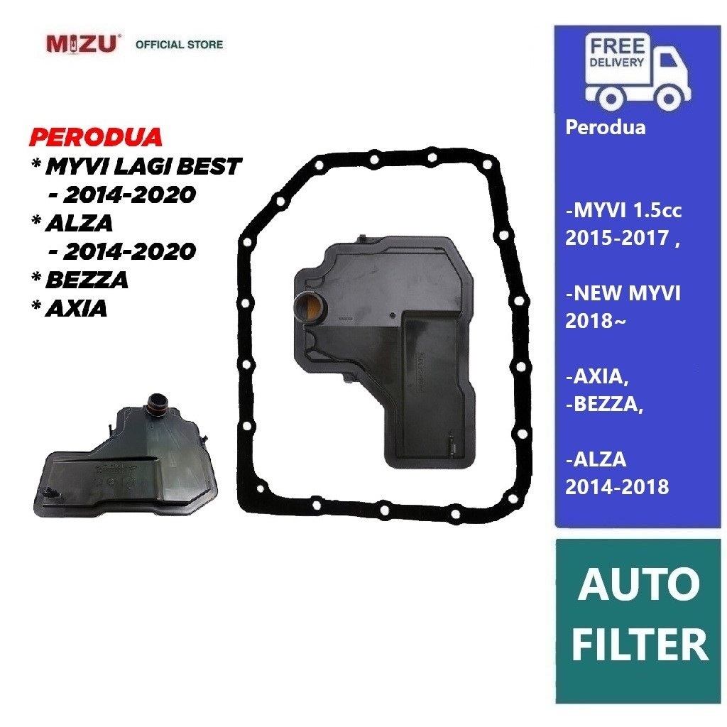 MIZU OEM AUTO FILTER Bezza, axia , MYVI LAGI BEST 2014~ ,MYVI 2018 ...