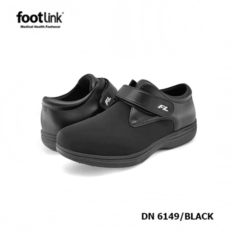Footlink Diabetic Shoe ( DN 6149 / DC 60-223 / DI 60-224 ) | Shopee ...