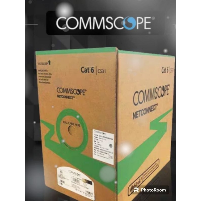 Commscope AMP UTP CAT 6 NETWORK CABLE 23 AWG FULL SOLID | Shopee Malaysia
