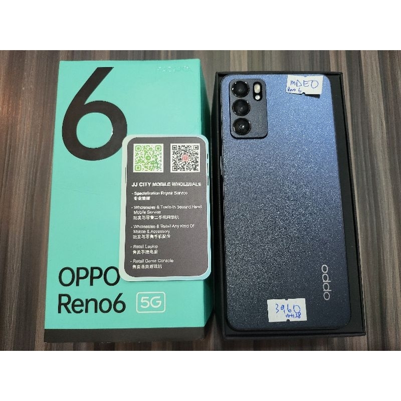 Oppo Reno 6 5G 16GB Ram 128GB Dual Sim - Fullset | Shopee Malaysia