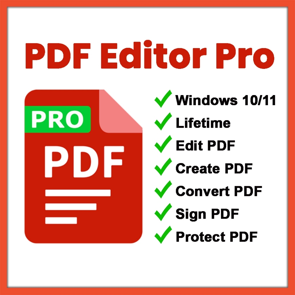 PDF Editor Pro 2022 - For Windows 10/11 Full Version | Shopee Malaysia