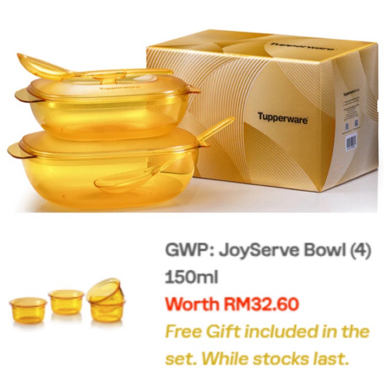 Tupperware crystalline server set | Shopee Malaysia