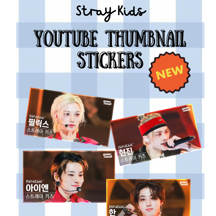 (NEW designs!) Stray Kids - Thumbnail Stickers | Shopee Malaysia