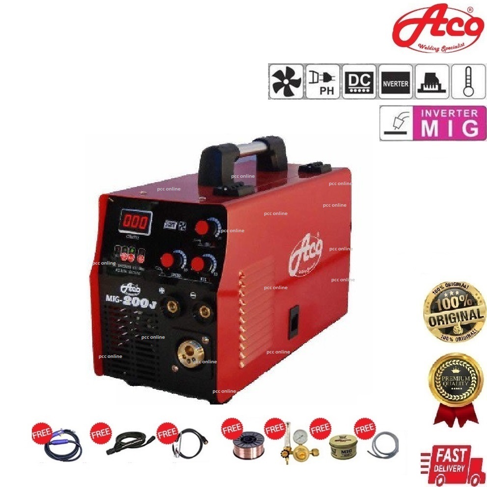 ACO MIG-200J IGBT Inverter Welding Machine (Made in MALAYSIA) | Shopee ...