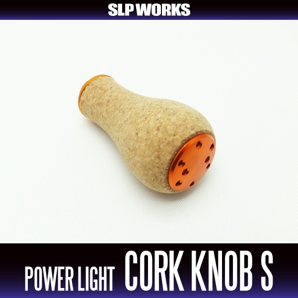[DAIWA genuine/SLP WORKS] Power Light Cork Handle Knob S-type (Orange ...