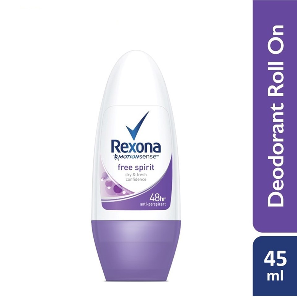 Rexona Women's Deodorant Roll On - Free Spirit (45ml) | Shopee Malaysia