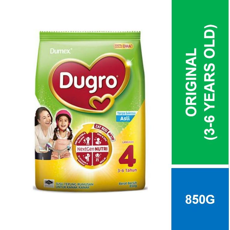 Dumex Dugro Step 4 Original/Asli Growing Up Milk Formula 3-6 years ...
