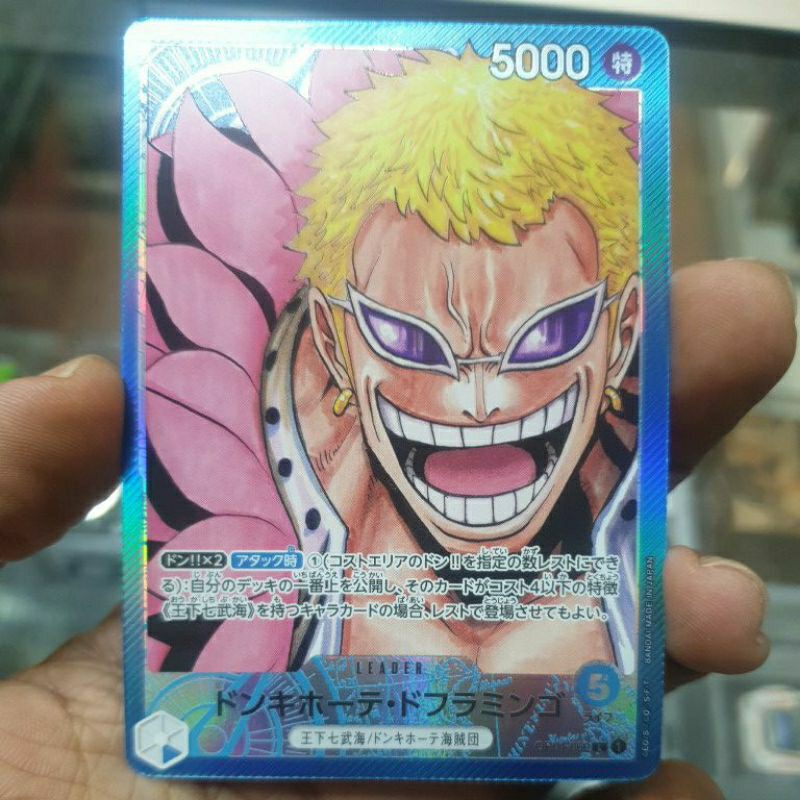 One Piece Card Game Doflamingo Op01-060 Leader | Shopee Malaysia