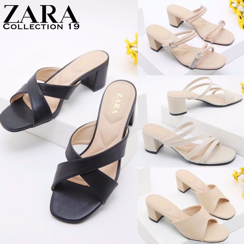 Zara New Arrival 2024 Raya Luxurious Stiletto Middle Heels Shoes Kasut ...