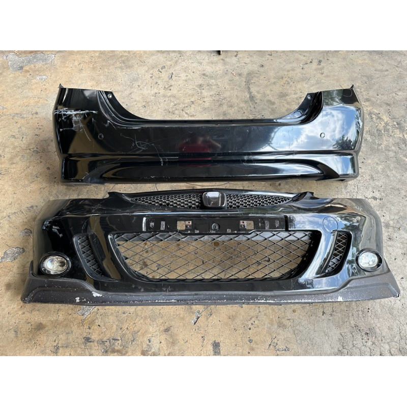 Honda Jazz Fit GD3 Type S Bumper Set GD1 GD2 GD3 Modulo | Shopee Malaysia