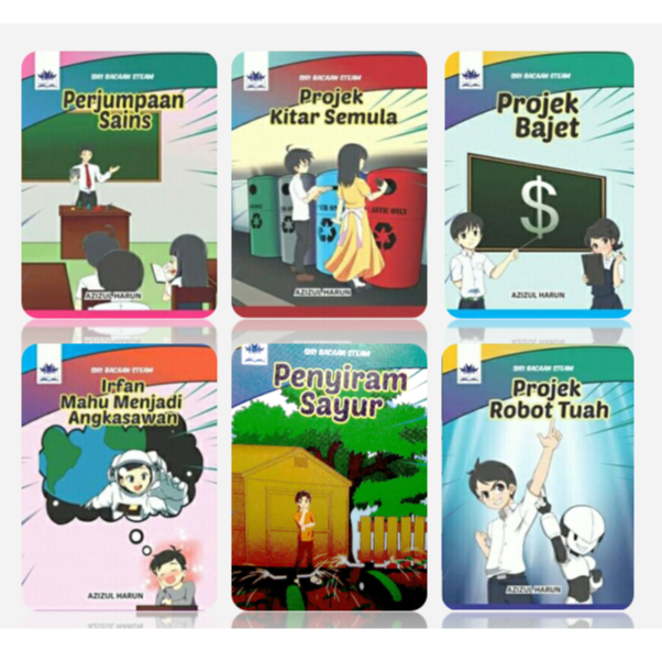 SIRI BACAAN STEAM (6 TAJUK): SAINS/TEKNOLOGI/ENGINEERING/ART/MATEMATIK ...