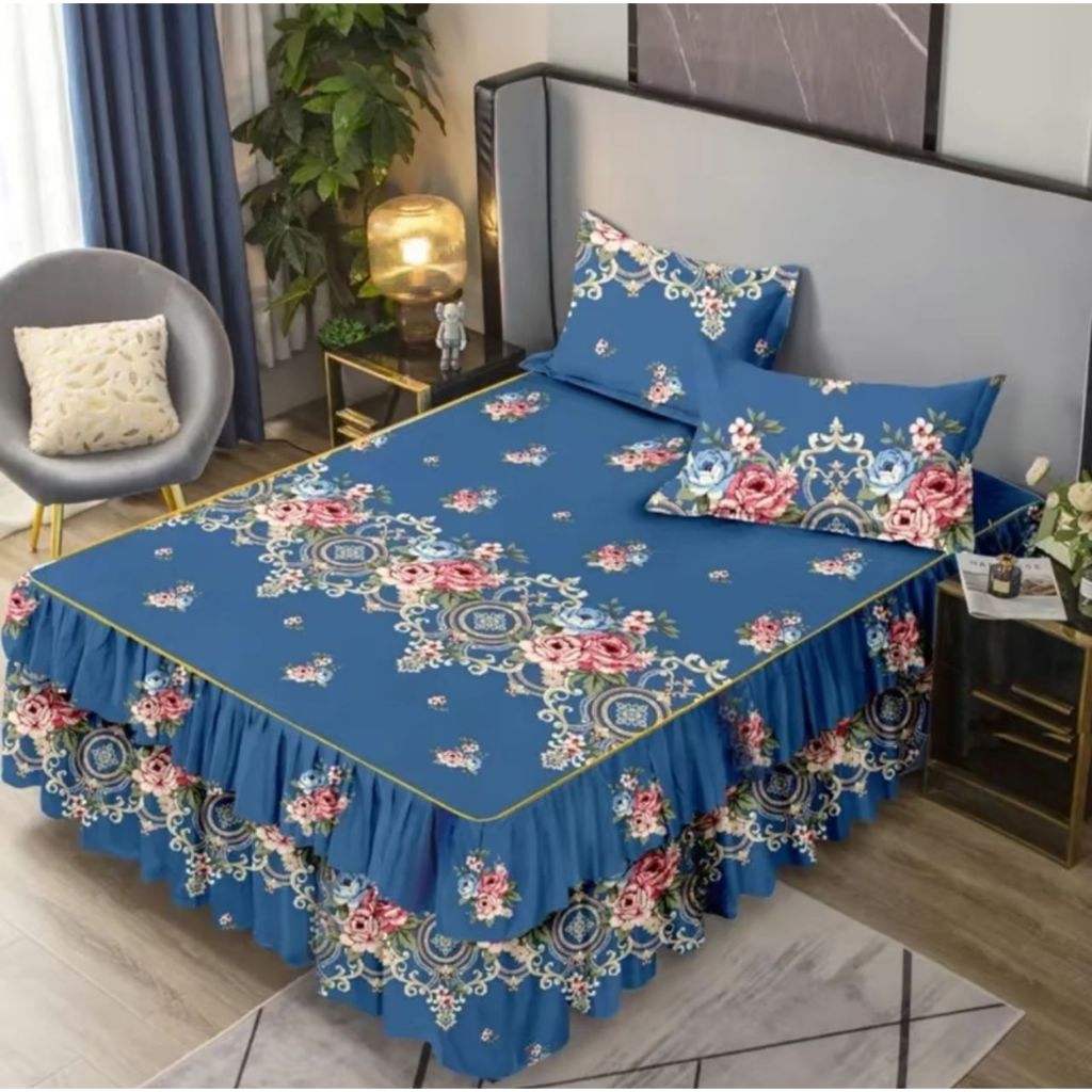 CADAR ROPOL SET (3IN1) BEDSHEET CLASSIC ELEGANT KING & QUEEN | READY ...