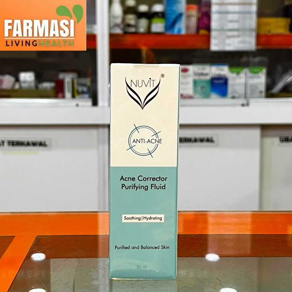 NUVIT ANTI-ACNE ACNE CORRECTOR PURIFYING FLUID 30ml (EXPIRY DATE:12 MAY ...