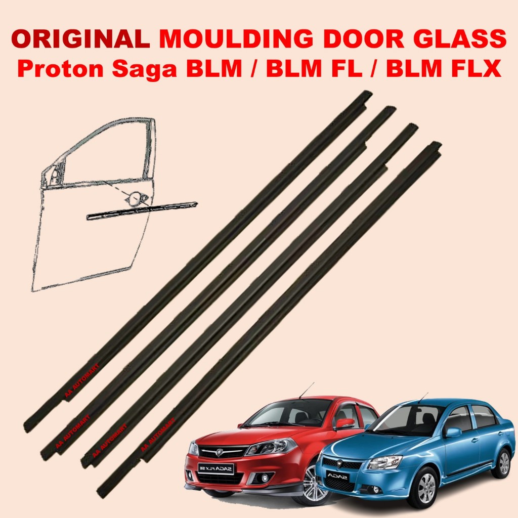 ORIGINAL Proton Saga BLM / BLM FL / BLM FLX Door Moulding Door Lining ...