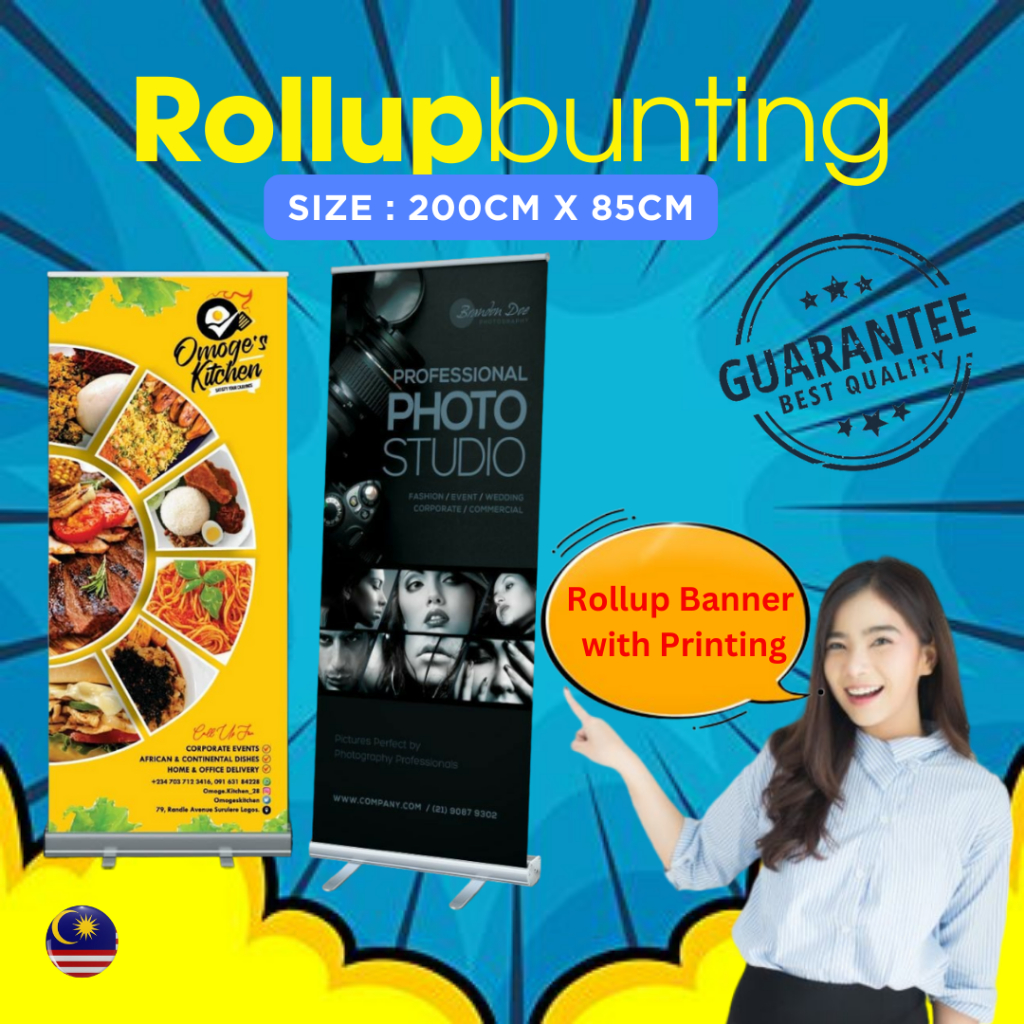 ⚡Roll Up Banner with Printing, Roll Up Banner Stand, Event Banner ...