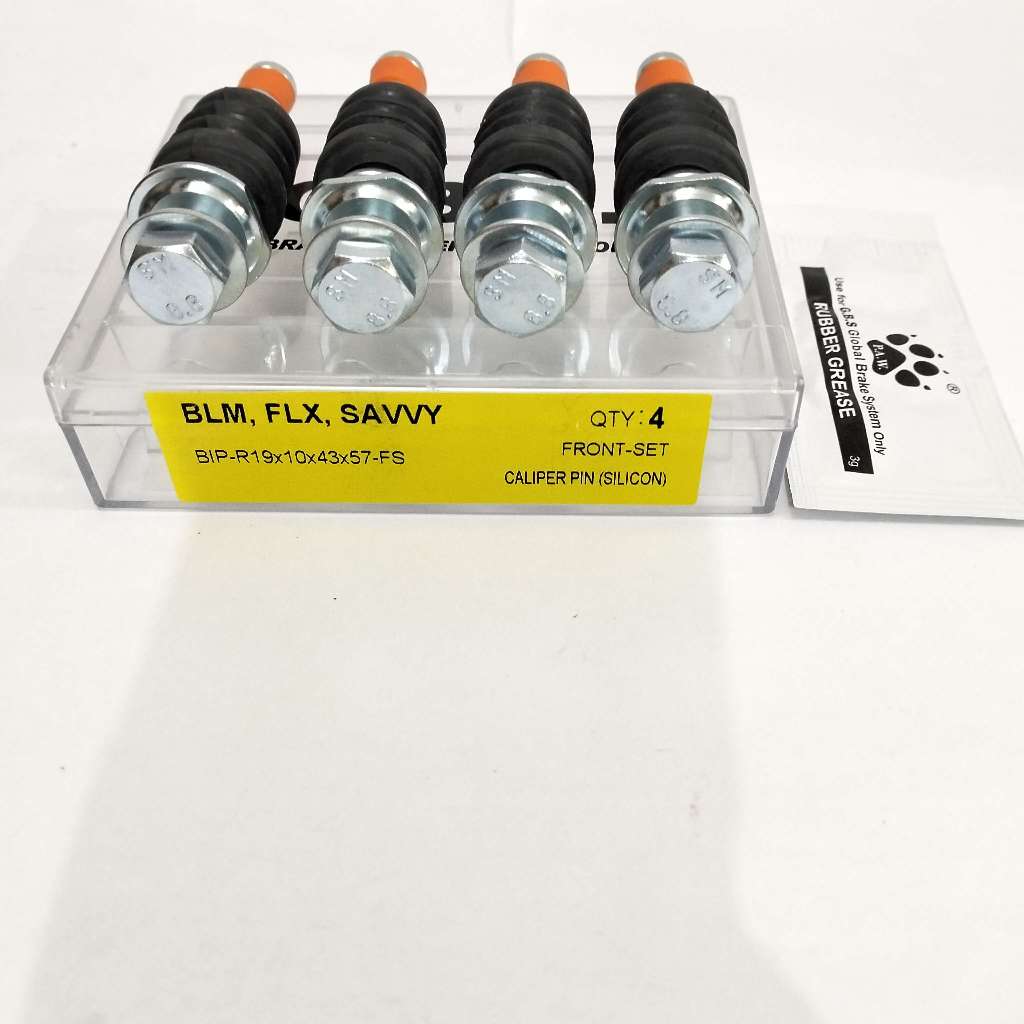 GBS Front Disc Brake Caliper Pin for PROTON BLM, FLX, SAVVY (FULL SET ...