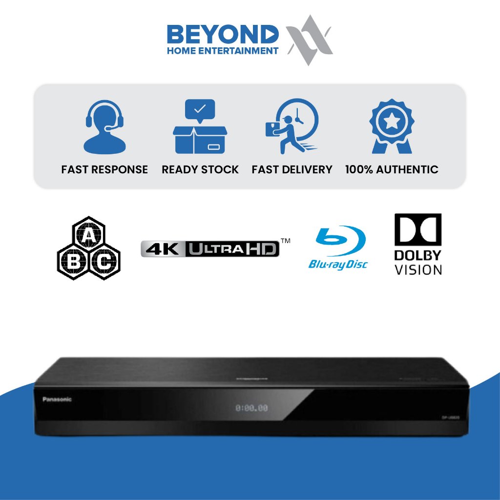 [READY STOCK] Panasonic UB820 4K Ultra HD Player [REGION FREE] Blu Ray Player DVD Player ...