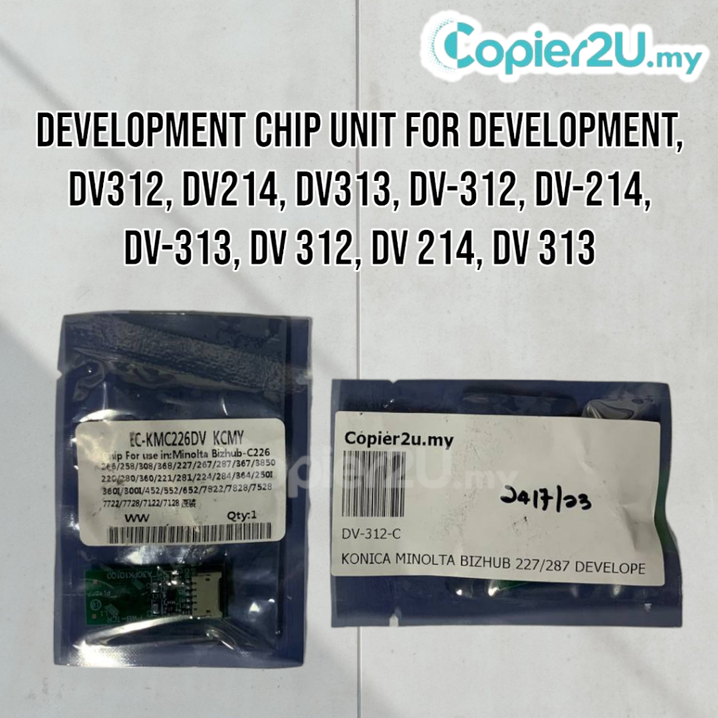 Development Chip Unit for Konica Minolta Bizhub C227/287/258/308/368 ...