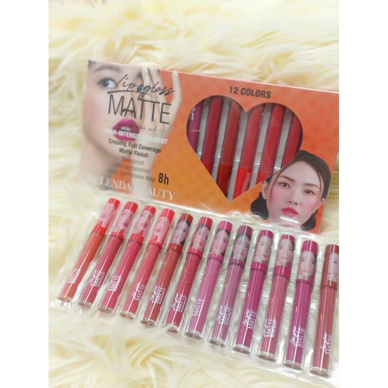Belenda Beauty Lipgloss Long Lasting Water Profe (12pcs) | Shopee Malaysia