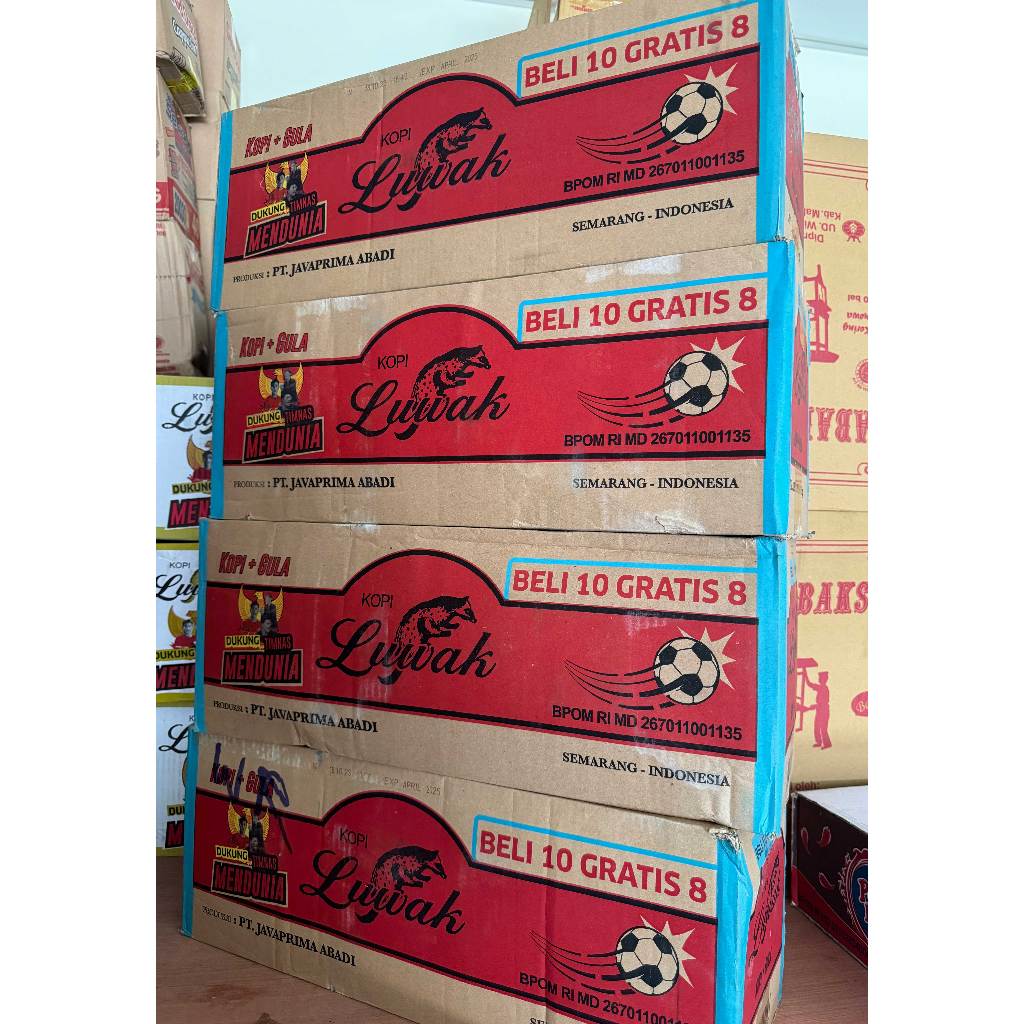 Kopi Luwak Hitam Black Coffee 180 pcs @ 25g (1 Karton) | Shopee Malaysia