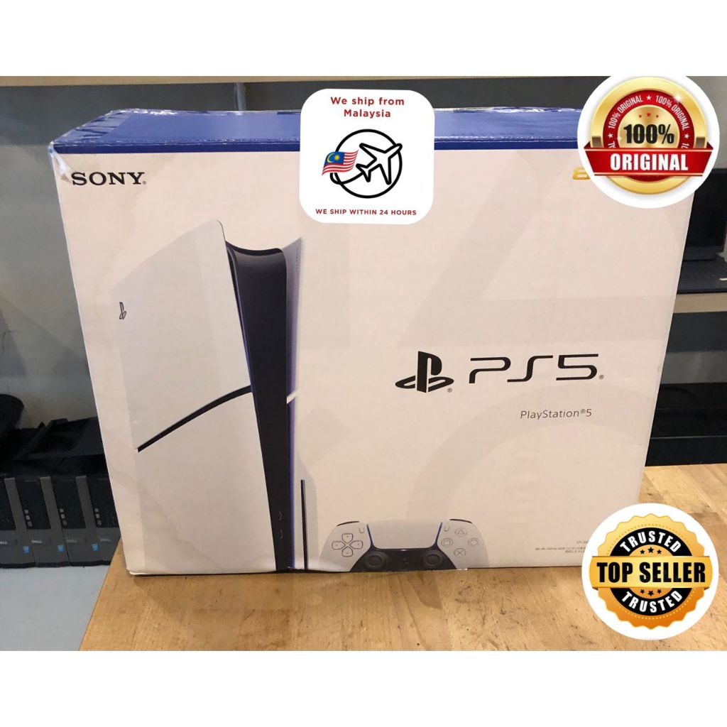 SONY PS 5 SLIM Original Box / Kotak Original SONY PLAYSTATION 5 SLIM ...