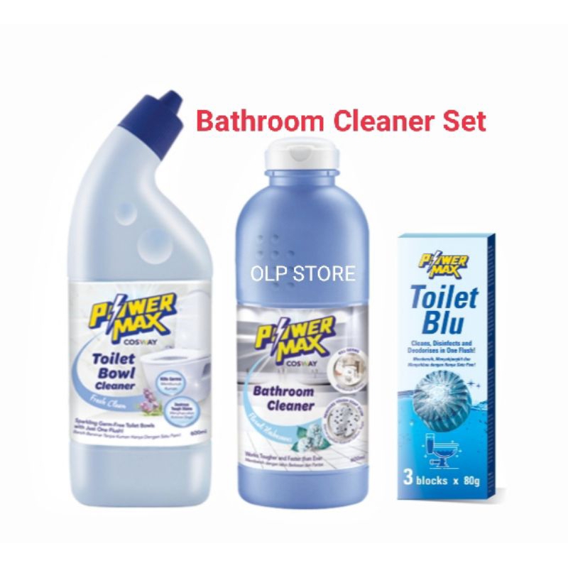 Cosway Bathroom Cleaning Set (Toilet Bowl Cleaner+Bathroom Cleaner ...